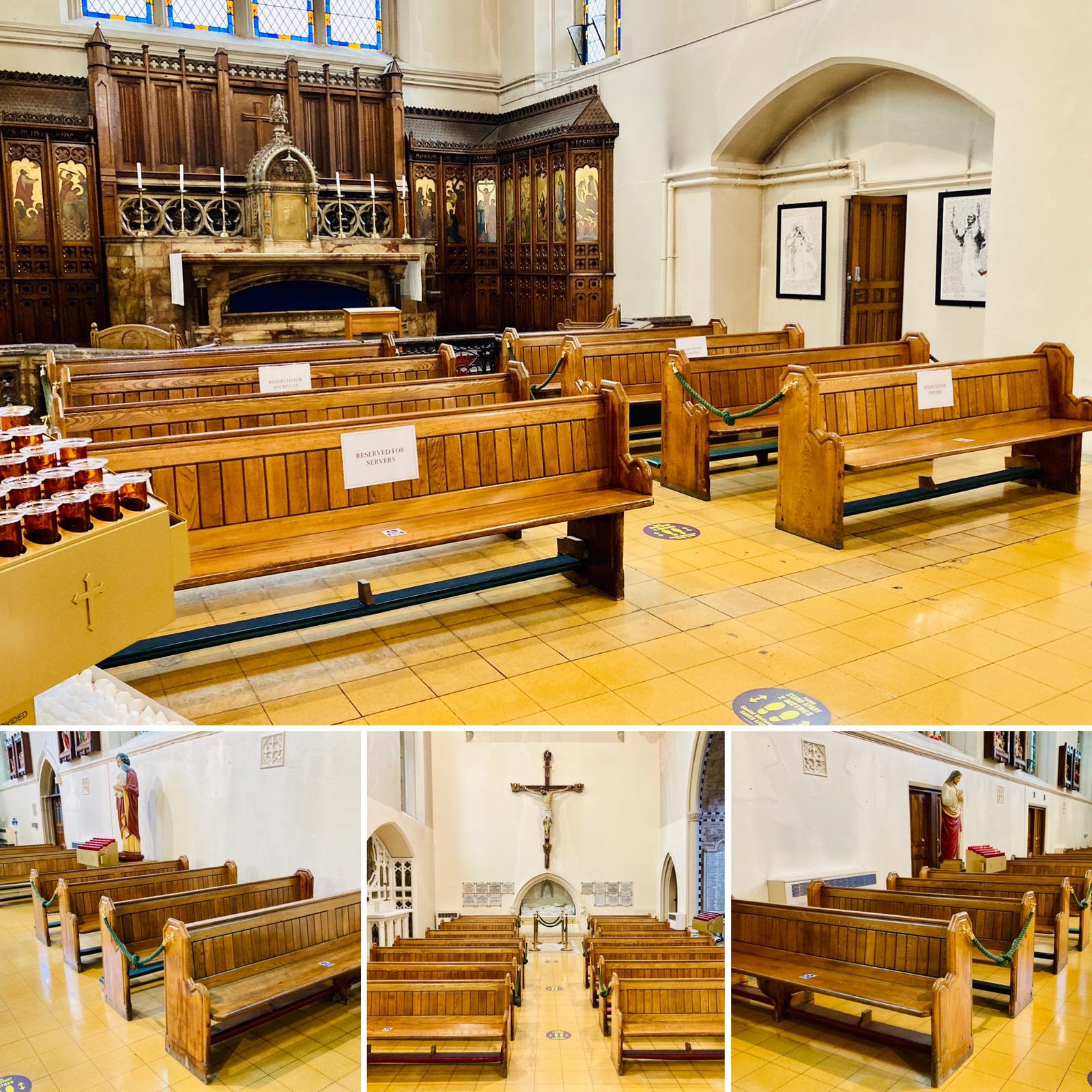 Improvements to the cathedral interior. - Salford Cathedral