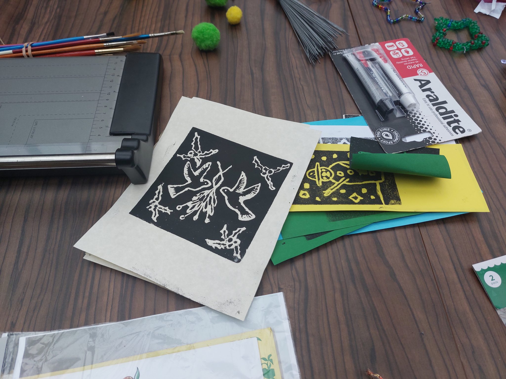 Handmade Christmas Cards & Decorations by our Volition Art Class ...